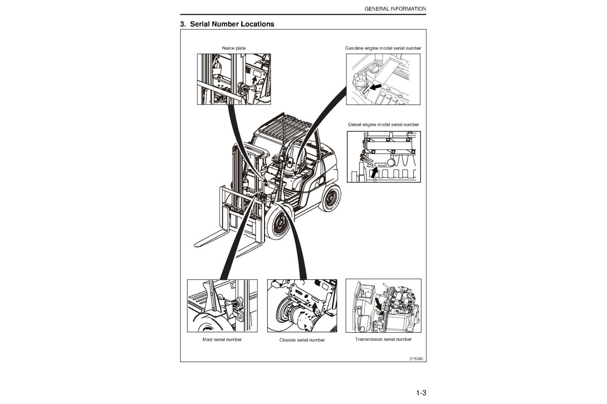 Caterpillar DP40N, DP45N, DP50CN, DP50N, DP55N, GP40N, GP45N, GP50CN ...